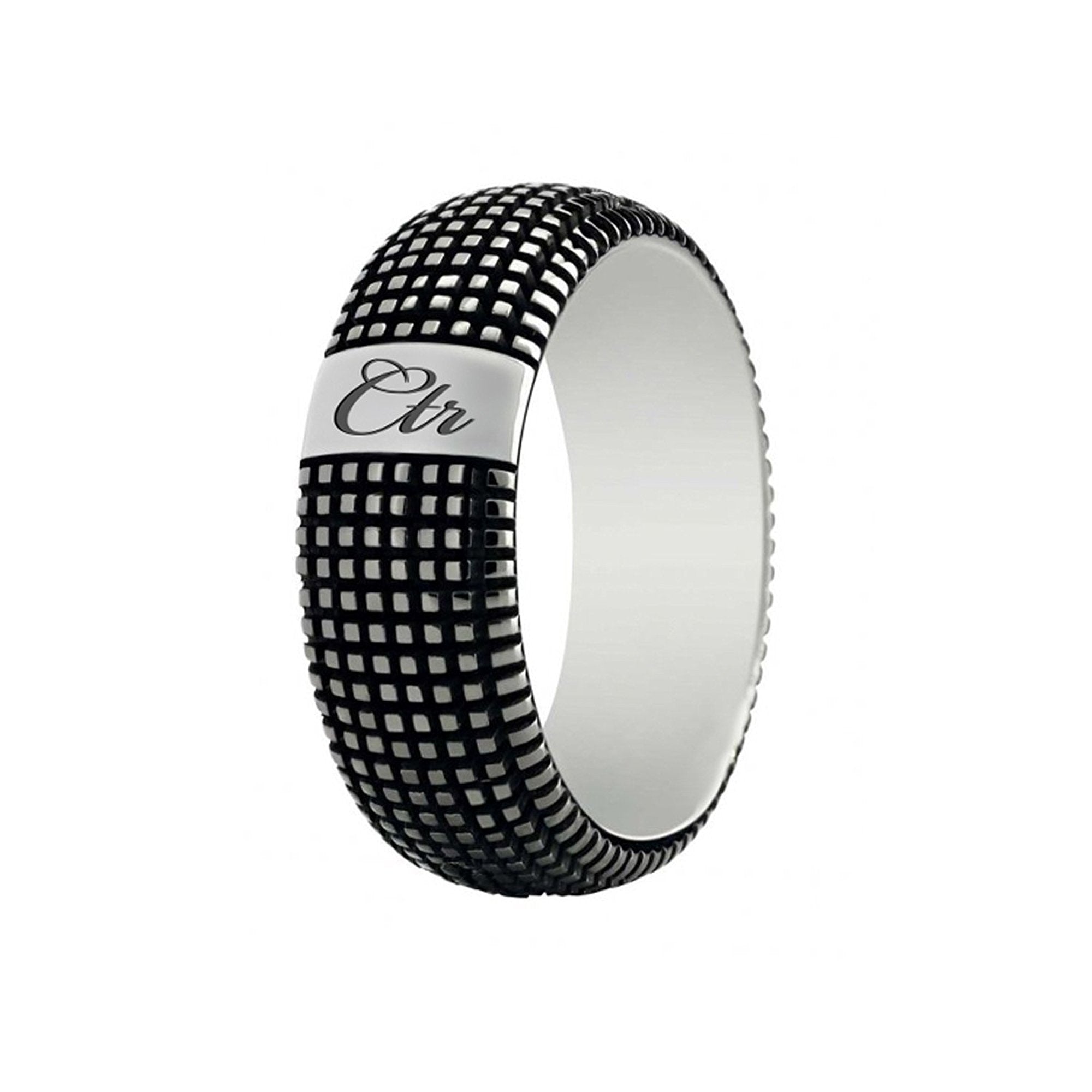 J163 Mormon LDS Unisex CTR Ring Black Stainless Steel Size 6-10 One Mo ...