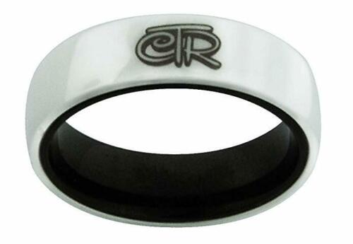 J196 Mormon LDS Unisex CTR Ring White Ceramic & Aluminum Size 5 - 8 On ...